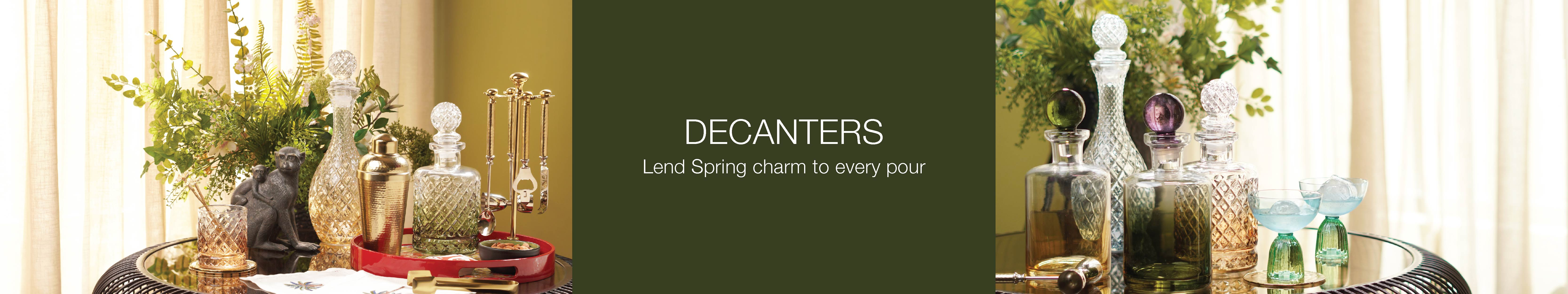 Shop Stylish Decanters Online | Pure Home & Living