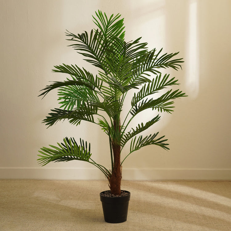 Shop Green Faux Mini Palm Potted Plant - at Best Price Online in India