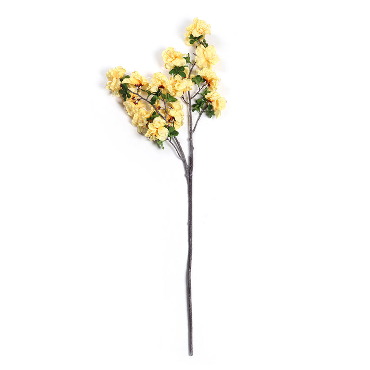 Shop Yellow Azalea Faux Flower Stem Single - at Best Price Online in India
