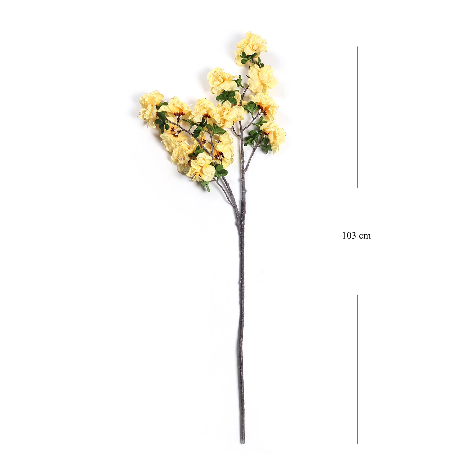 Shop Yellow Azalea Faux Flower Stem Single - at Best Price Online in India