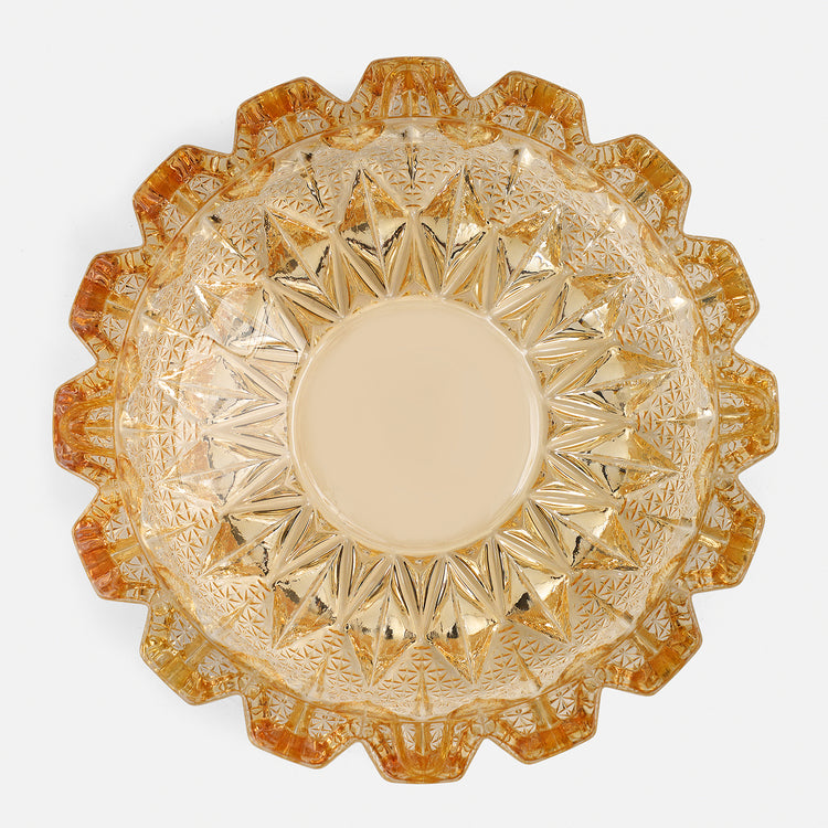Shop Large Round Amber Ash Tray - at Best Price Online in India
