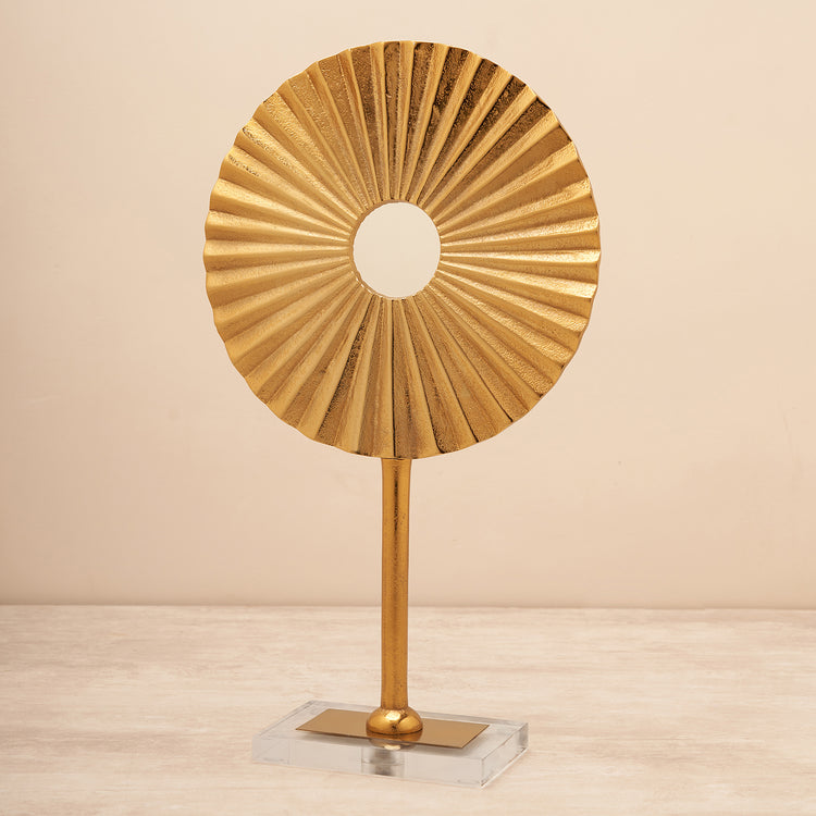 Shop Large Gold Lotus Leaf Stand - at Best Price Online in India