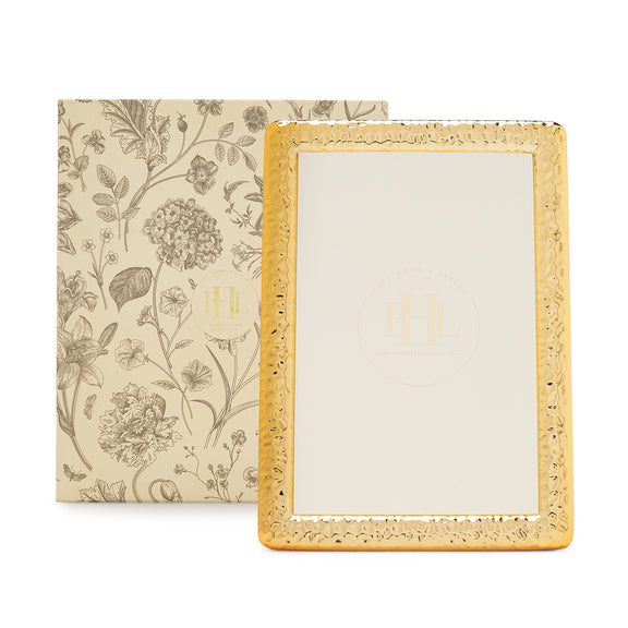 Shop Gold Plated Hammered Metal Frame - Small - at Best Price Online in ...