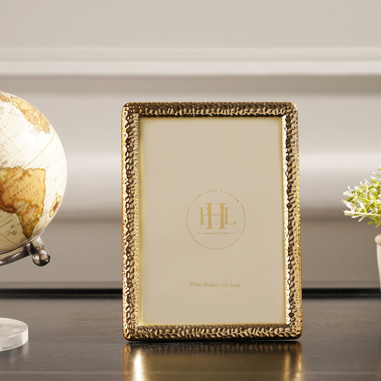 Shop Gold Plated Hammered Metal Frame - Medium - at Best Price Online ...