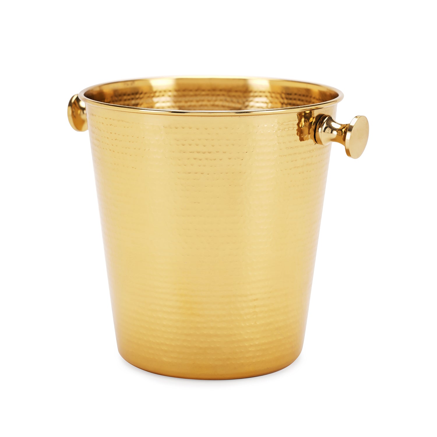Shop Gold Hammered Metal Wine Bucket - at Best Price Online in India