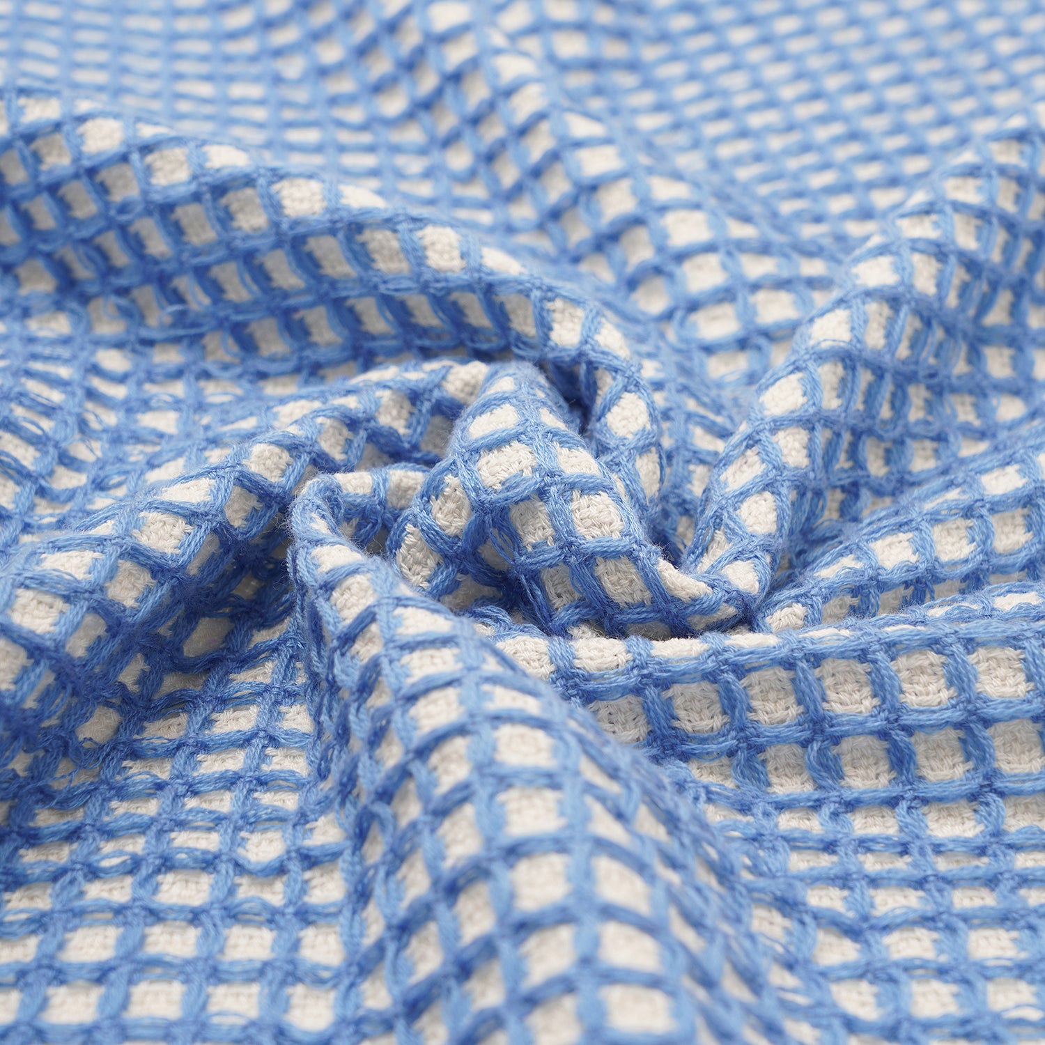 Shop Blue Waffle Weave Throw - at Best Price Online in India