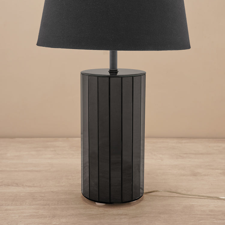 Shop Black Glass Table Lamp Stand - Large (without shade) - at Best ...