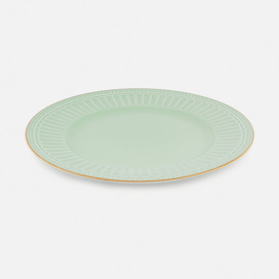 Shop Set of 2 Light Green Ceramic Dinner Plates - at Best Price Online ...
