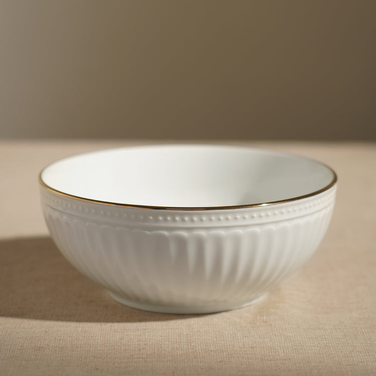 Shop Ivory Ceramic Serving Bowl - at Best Price Online in India