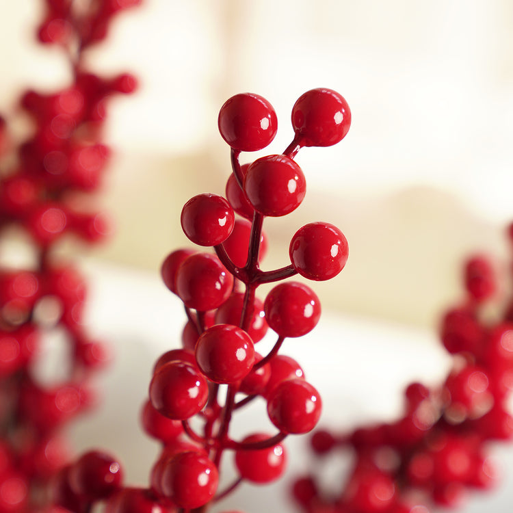 Shop Red Artificial Berry Stem - Single - at Best Price Online in India