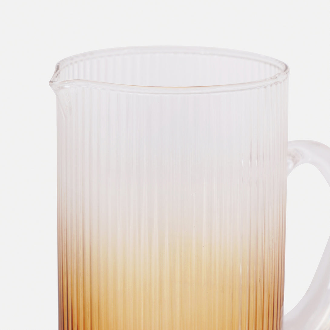 Shop Pink & Yellow Ombre Textured Glass Jug - at Best Price Online in India