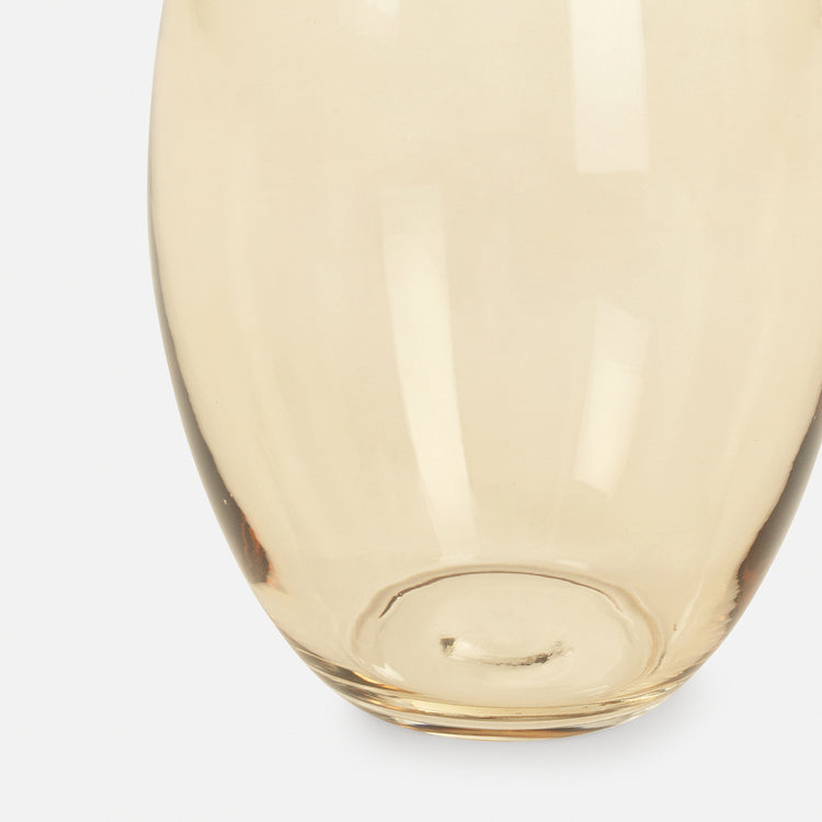 Shop Clear Amber Oblong Glass Vase - Large - at Best Price Online in India