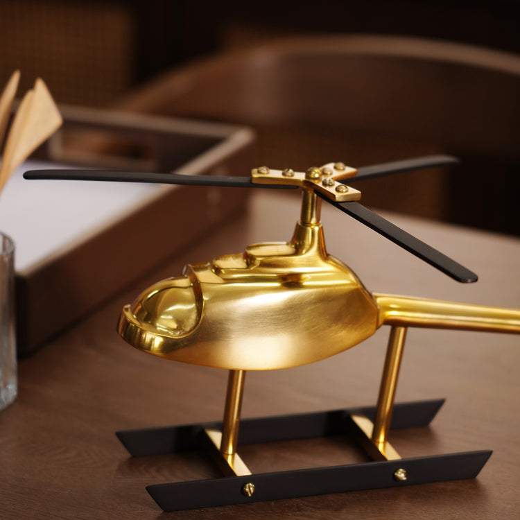 Shop Gold and Black Decorative Helicopter - at Best Price Online in India