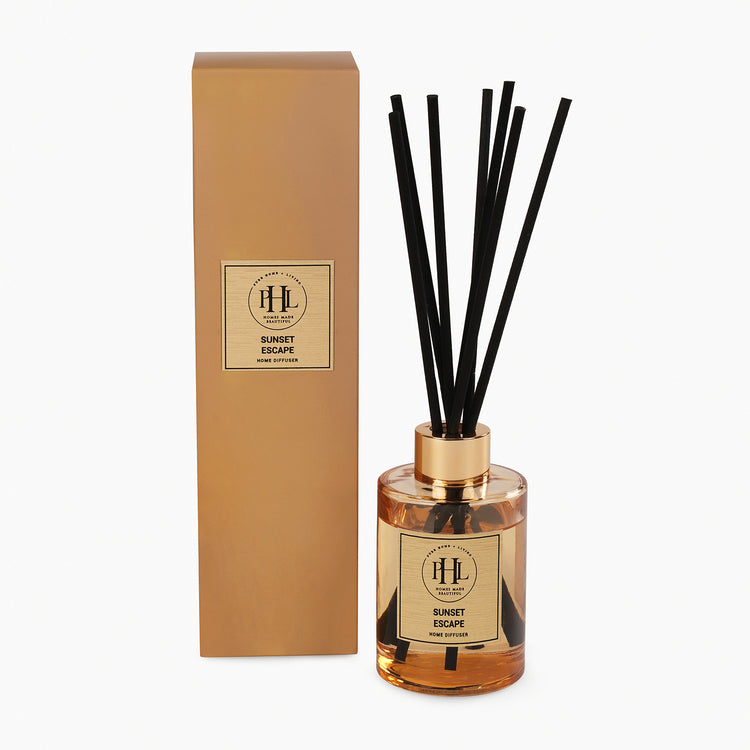 Shop Sunset Escape Scented Glass Diffuser - Gold - at Best Price Online ...
