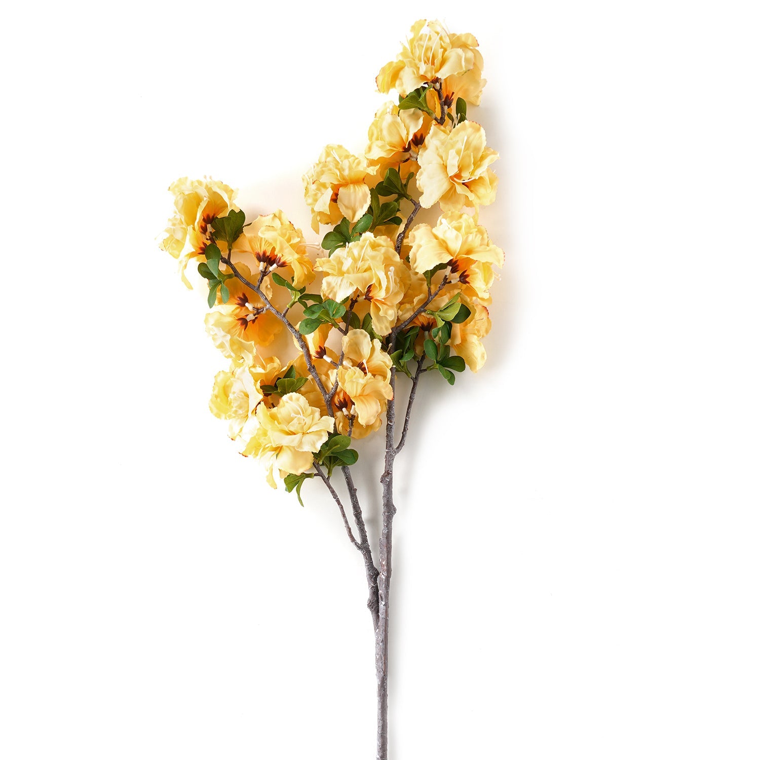 Shop Yellow Azalea Faux Flower Stem Single - at Best Price Online in India
