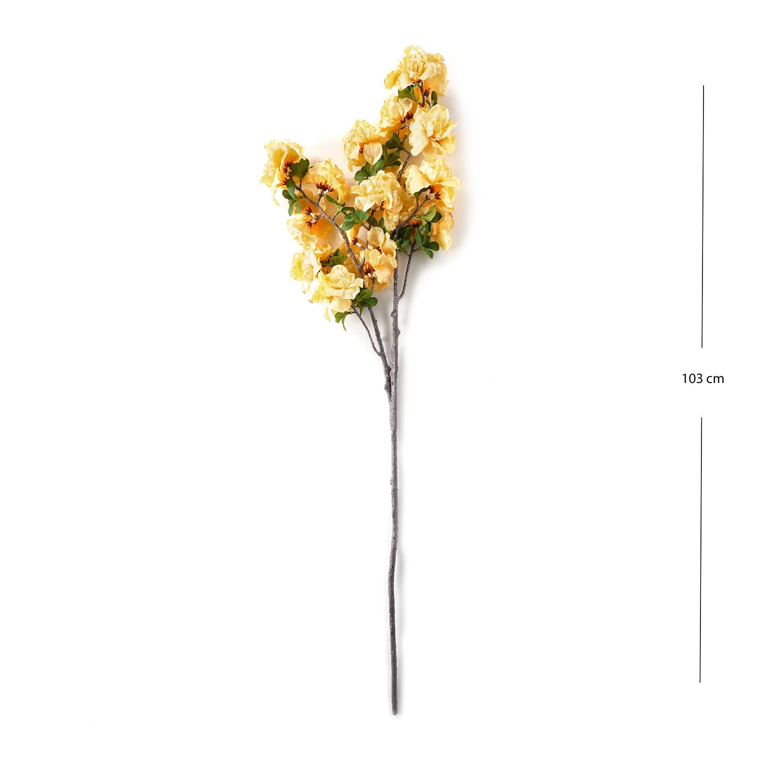Shop Yellow Azalea Faux Flower Stem Single - at Best Price Online in India