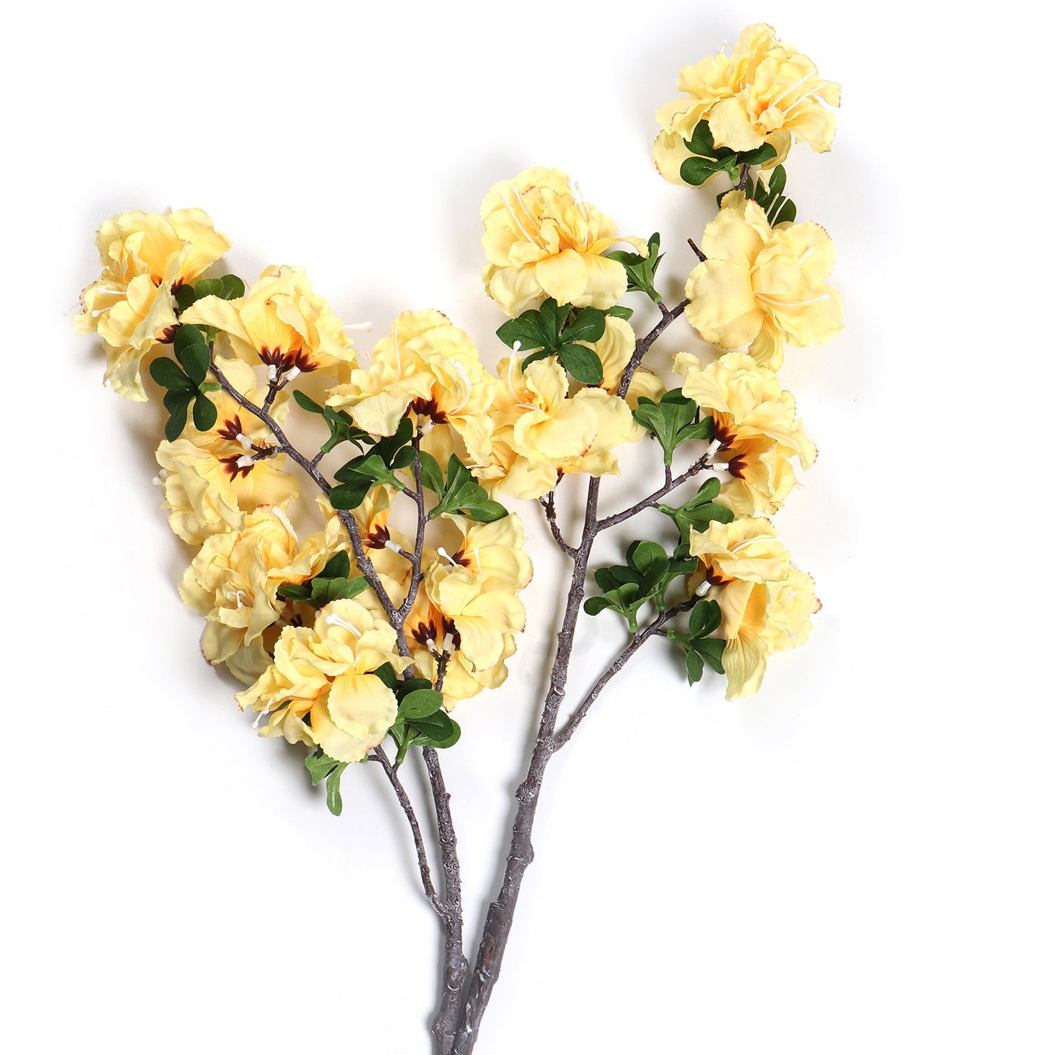 Shop Yellow Azalea Faux Flower Stem Single - at Best Price Online in India