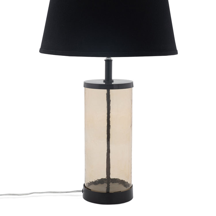 Shop Brown Textured Glass Lamp Stand (without shade) - at Best Price ...