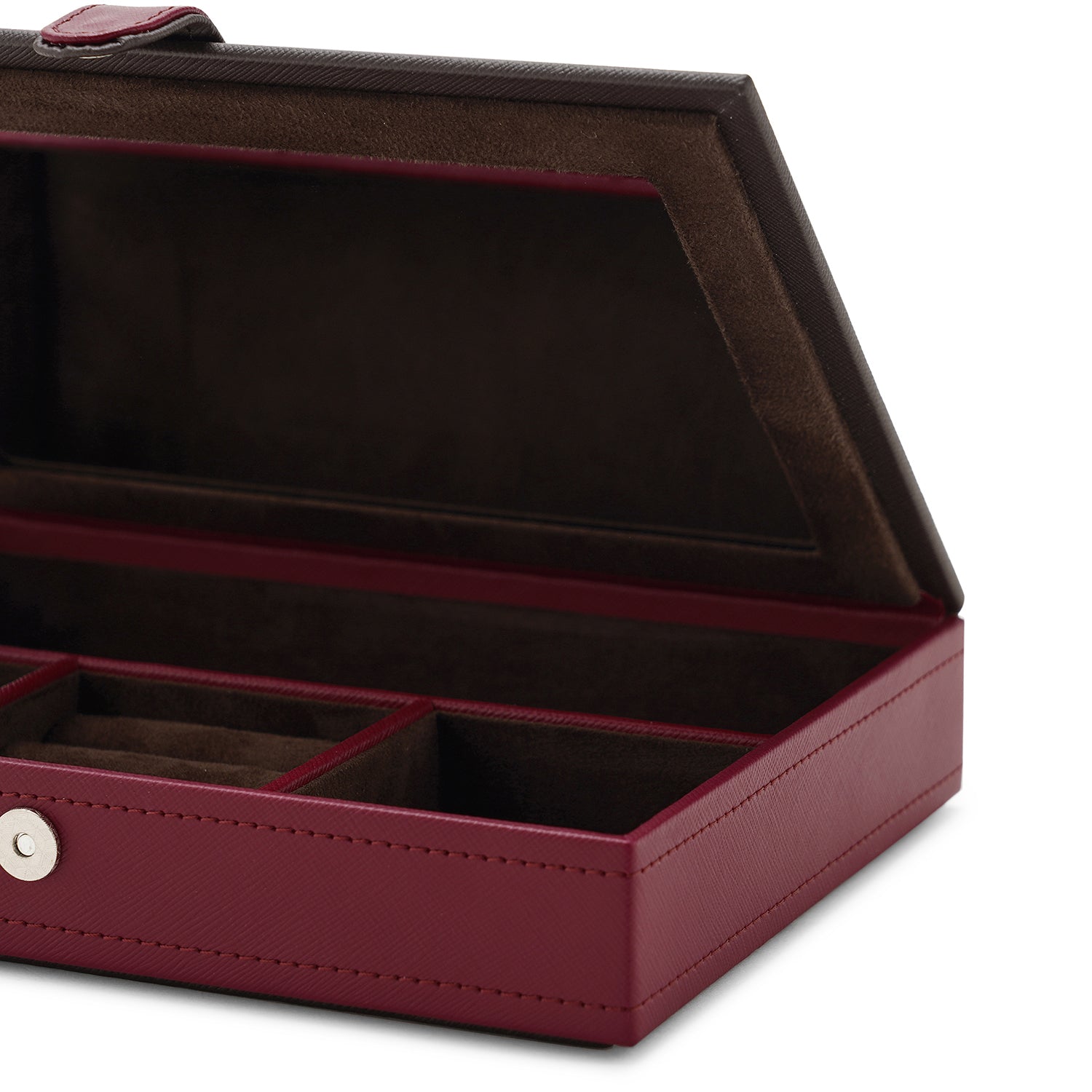 Shop Red Faux Leather Jewellery Box - at Best Price Online in India